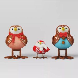 Target | Holiday | Target Set Of 3 Birds Gingerbread Shop Wondershop ...